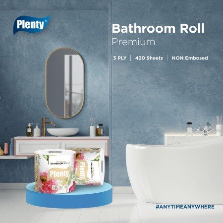 Plenty® Bathroom Tissue Premium Single Pack – Maple HSS
