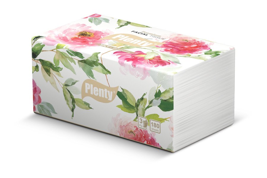 Plenty® Facial Tissue Premium 180sh – Maple HSS