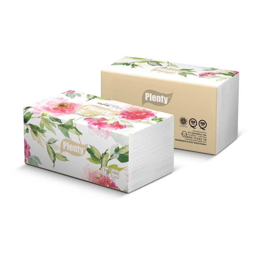 Plenty® Facial Tissue Premium 180sh – Maple HSS